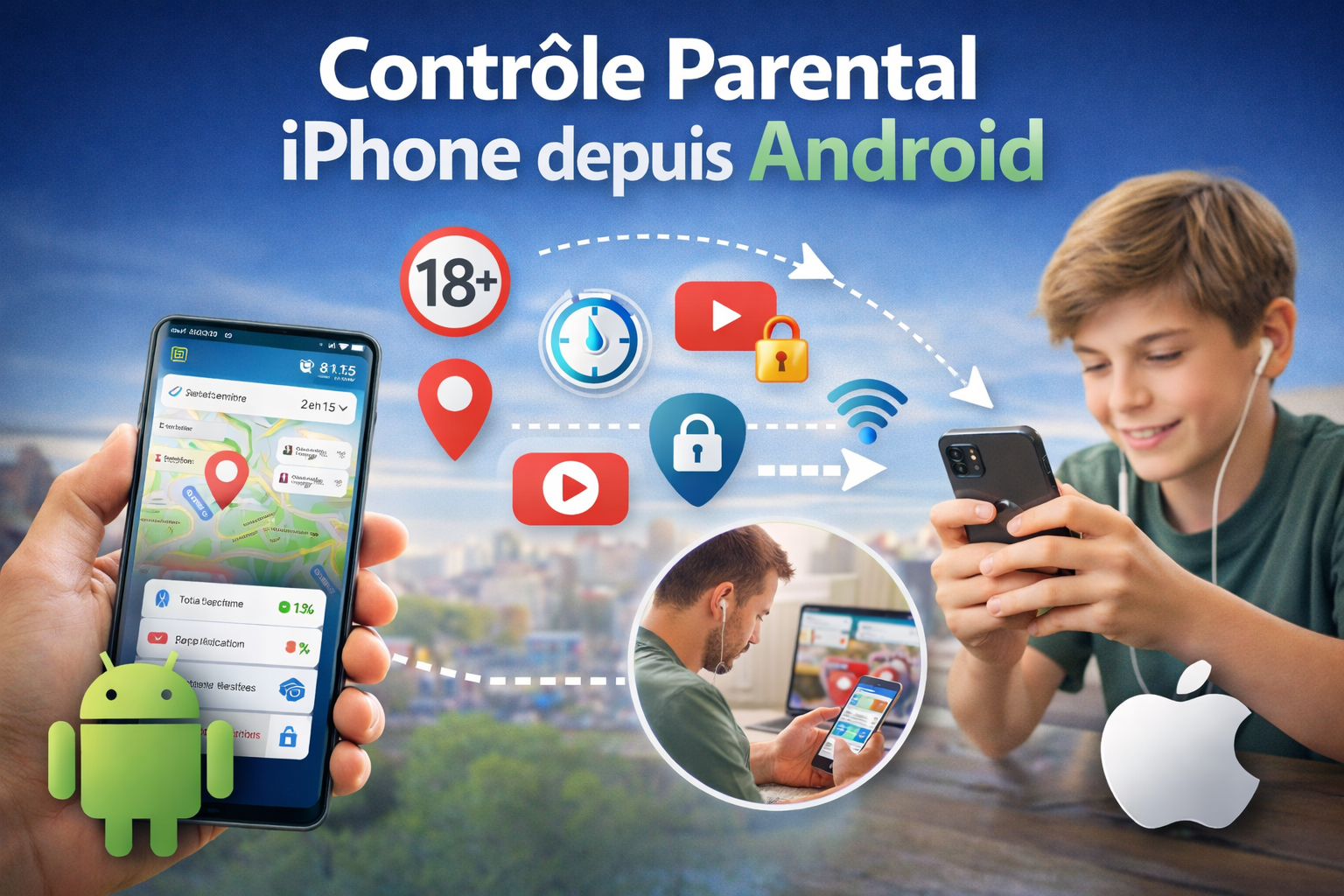 Contrôle parental iPhone depuis Android : comment surveiller un enfant ...